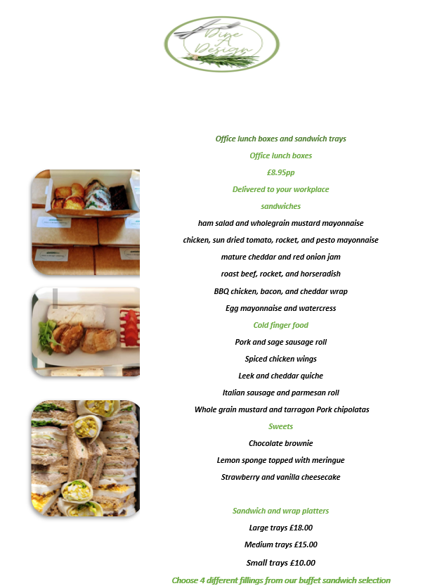 Office lunch boxes and sandwich platters – DINE A DESIGN